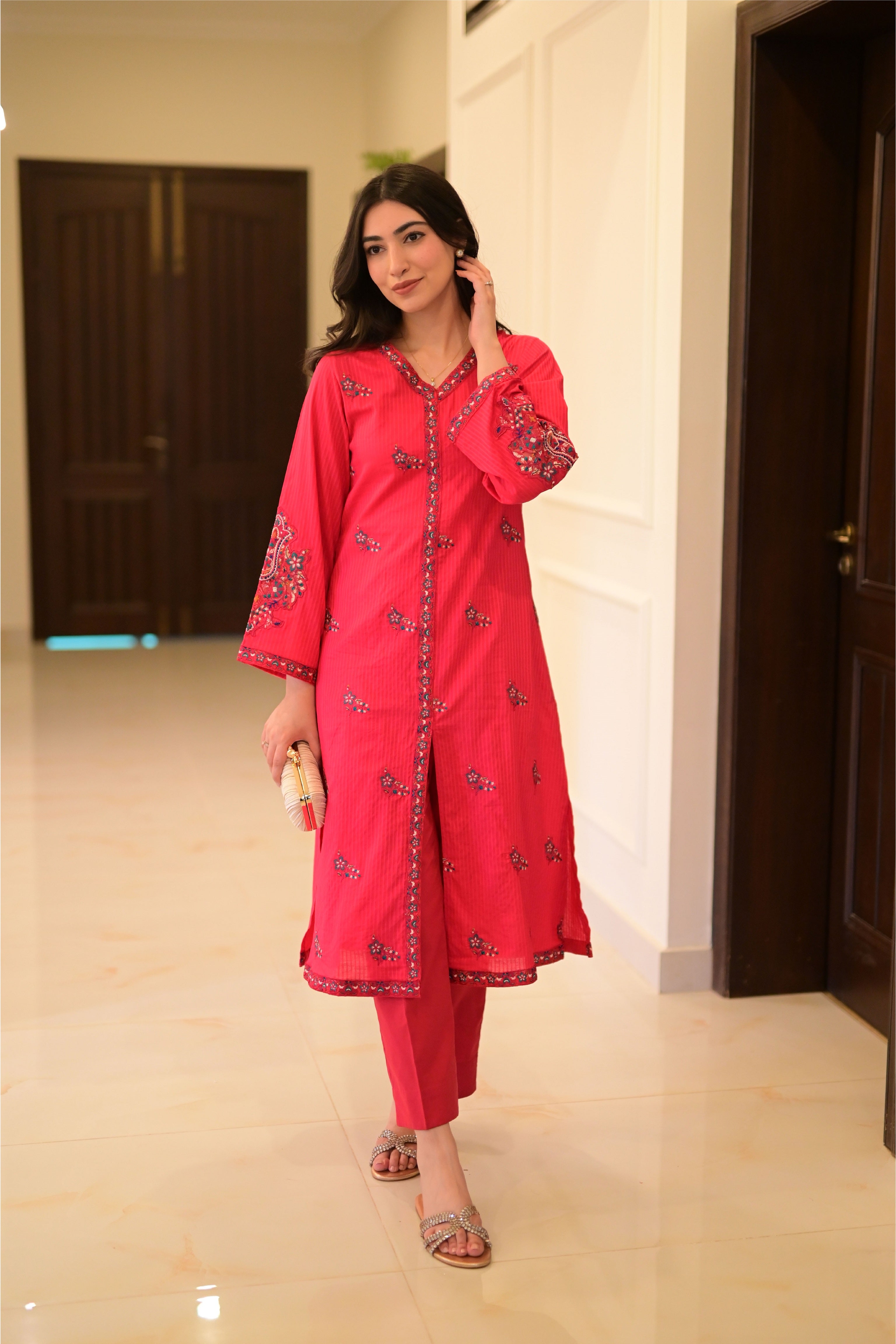 Pink Embroidered - ZC2 - 10PK – Mayalpk